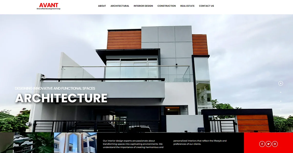 About - AVANT Diversified Development Corporation